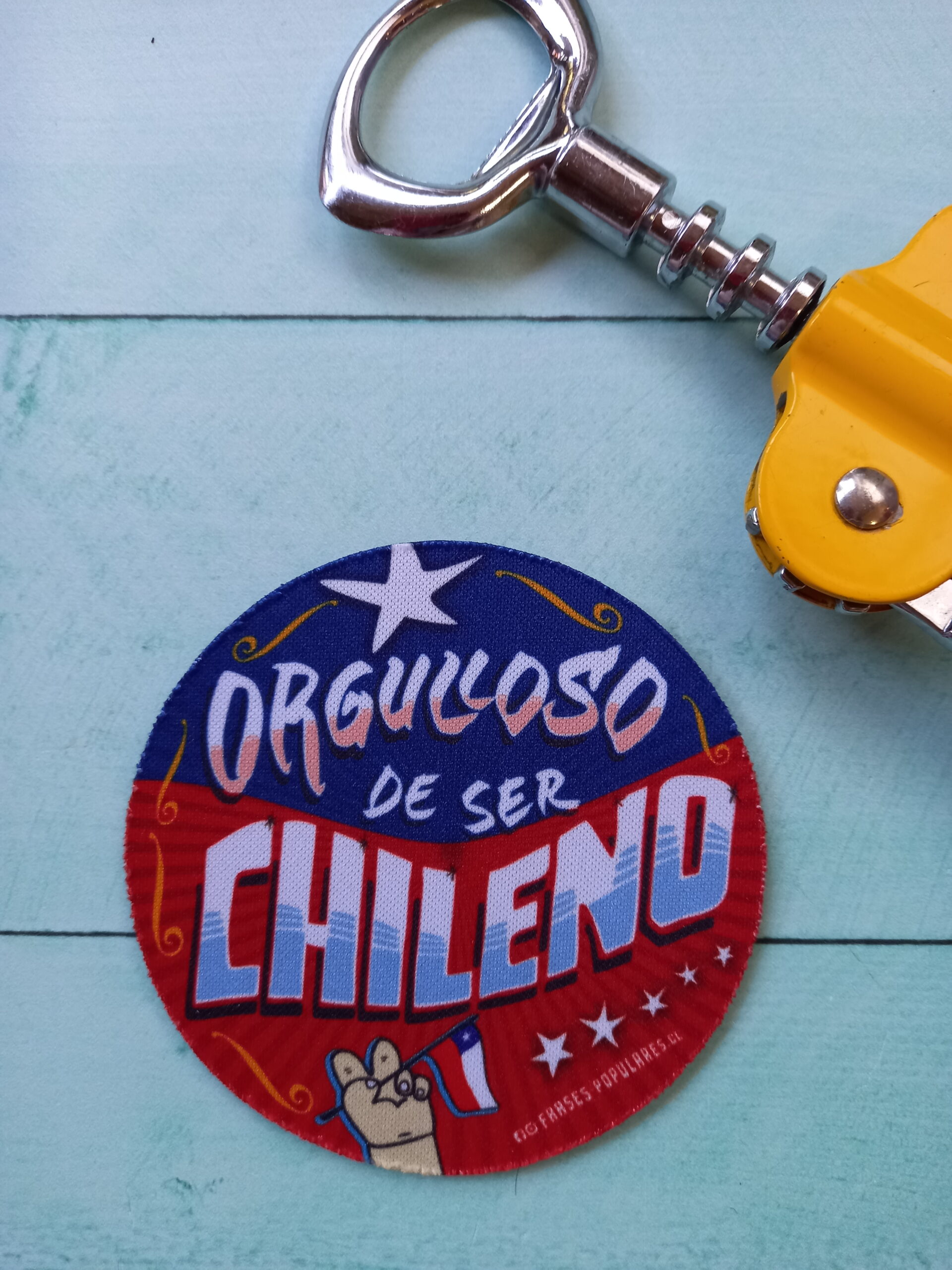 POSAVASOS FRASES POPULARES: “Orgulloso de ser chileno”. – Las Tres Fridas